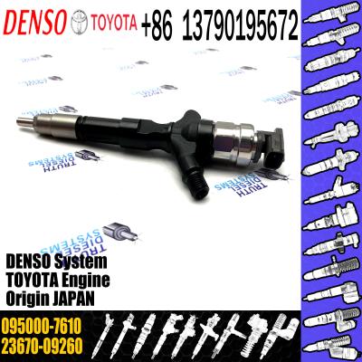 China Brand New Common Rail Fuel Injector 095000-7610 23670-09260 For Toyota for sale