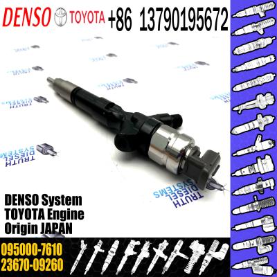 China Brand New Common Rail Fuel Injector 095000-7610 23670-09260 For Toyota for sale