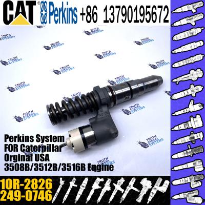 China 2490746 para CAT Diesel Engine 3508 inyector de combustible común del carril 3512 3516 3524 249-0746 10R-2826 en venta