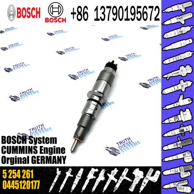 China common rail injector 0445120177 5254261 injector for Cummins ISB QSB 4.5 / 6.7 diesel fuel injector nozzle 0445120177 for sale