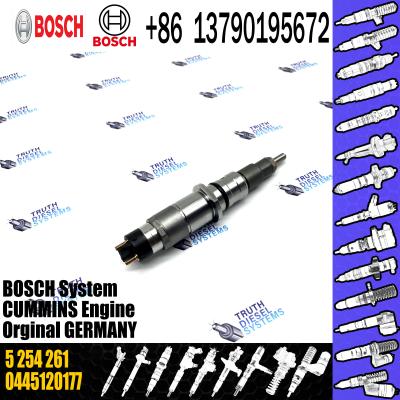 China common rail injector 0445120177 5254261 injector for Cummins ISB QSB 4.5 / 6.7 diesel fuel injector nozzle 0445120177 for sale