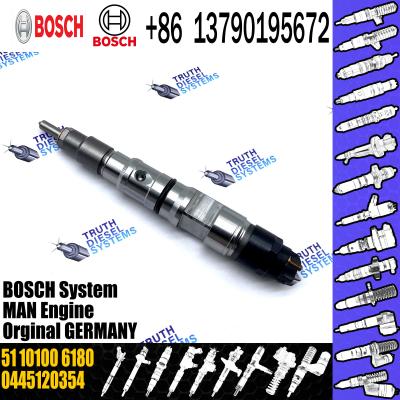 China Injetor comum 0445120354 do trilho para o caminhão resistente do HOMEM TGS TGX com no. 51101006180 do HOMEM à venda