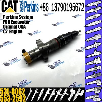 China Inyector de combustible diesel común del carril 20R-9079 553-2592 53L-8062 para el motor de C7 C9 325DL en venta