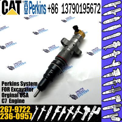 Cina Spruzzatore comune 267-3361 267-9710 267-9717 236-0957 dell'iniettore di combustibile diesel dell'iniettore della ferrovia per il motore del CAT C7 C9 in vendita