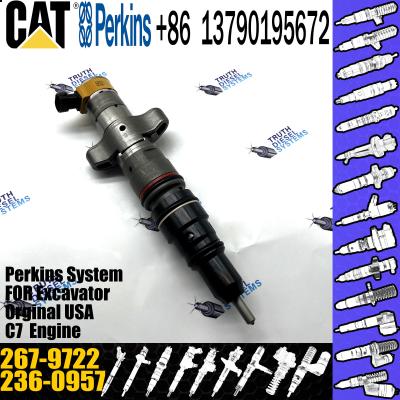 Cina Spruzzatore comune 267-3361 267-9710 267-9717 236-0957 dell'iniettore di combustibile diesel dell'iniettore della ferrovia per il motore del CAT C7 C9 in vendita