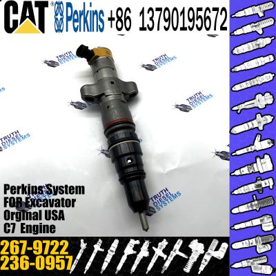 Cina Spruzzatore comune 267-3361 267-9710 267-9717 236-0957 dell'iniettore di combustibile diesel dell'iniettore della ferrovia per il motore del CAT C7 C9 in vendita