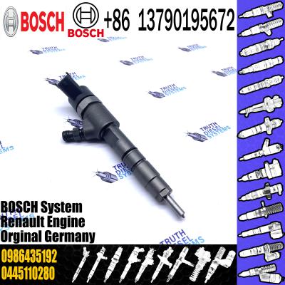 China 0445110280 BOSCH Diesel Injector New Common Rail Injector Assembly 0986435192 for sale