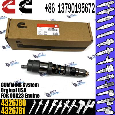 中国 QSK23 QSK45 QSK60のディーゼル機関の共通の柵の注入器4902828 4088428 4326780 4326781 4928346 販売のため