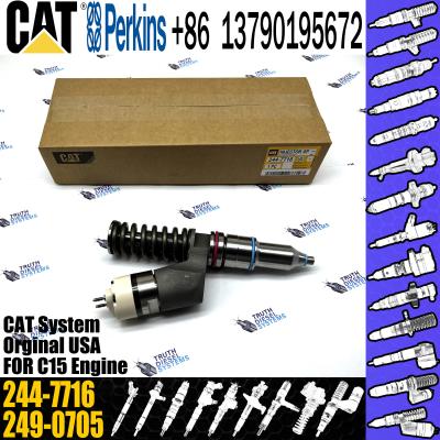 중국 E374 E374F E385C E390D D9T CAT986H CAT988H를 위한 C15 C18 C27 C32 디젤 엔진 노즐 분사기 253-0616 10R-3265 244-7716 판매용