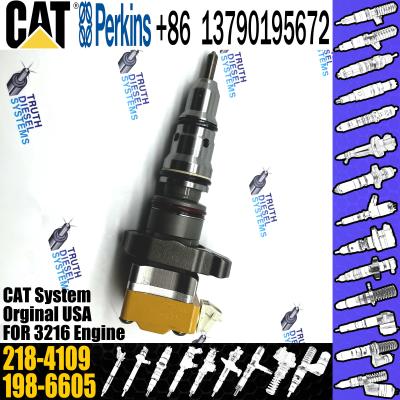China CAT common rail injector 218-4109 178-6342 injector voor Caterpillar 3216 motor brandstofinjector spuitstuk 10R-1257 177-4752 Te koop