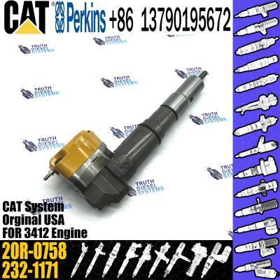 China CAT Common Rail Inyector 1747526 174-7526 20R-0758 para CAT Caterpillar 3412 à venda