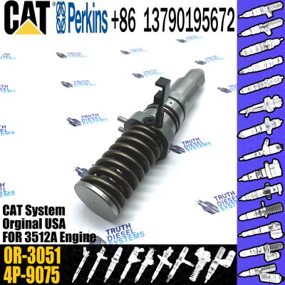 China Injetor de combustível para motores CAT Excavator Diesel Common Rail 4P-9075 4P9075 0R-3051 para lagarta 3512A à venda