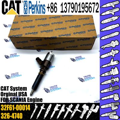 China Inyector de combustible para motores diesel 320-4740 326-4756 32F61-00014 para Caterpillar C6.4 C4.2 320D en venta