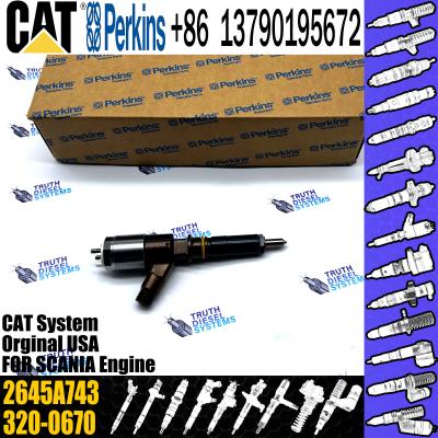 Cina Iniettore diesel Common Rail 10R-7938 2645A743 per la Caterpillar CAT E320D E323D C6.6 in vendita