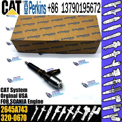Cina Iniettore diesel Common Rail 10R-7938 2645A743 per la Caterpillar CAT E320D E323D C6.6 in vendita