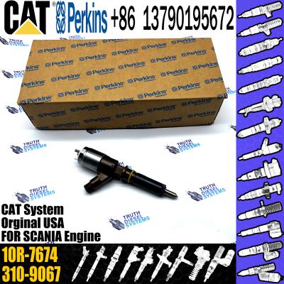 China Categoría C6.6 Motor inyector diesel inyector de combustible del tren común 320-0655 10R-7674 2645A751 para la excavadora Caterpillar 320d en venta