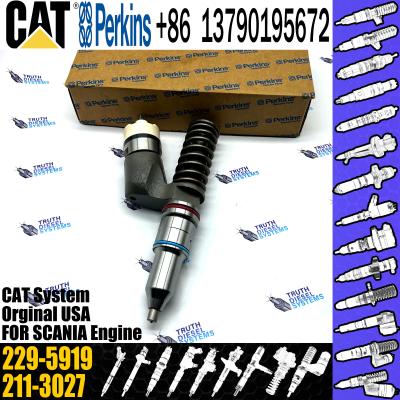 China C-aterpillar C15 C18 Inyectores de combustible común diesel 10R-1000 229-5919 para excavadoras C-at en venta