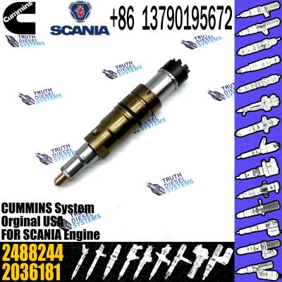 China Inyector de combustible para ferrocarril común 2488244 574232 574422 2036181 2872405 1846348 4984854 para Scania DC09 DC13 DC16 Cummins en venta