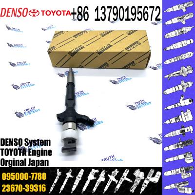China 23670-30280 095000-7780 9709500-778 To Yota Hilux Prado 1KD-FTV Injector Diesel Fuel Injectors Den So Common Rail Injector for sale