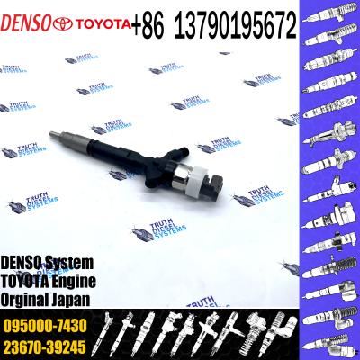 Cina 23670-39245 095000-7430 With Injector Nozzles Diesel Injectors And Diesel Common Rail Fuel Injector in vendita