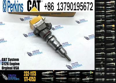 China Conjunto de inyector de combustible nuevo y original 2321173 232-1173 para el motor diesel CAT 3408 3412 E en venta