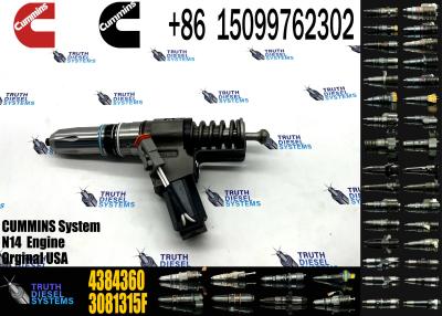 China Conjunto de inyectores de combustible diesel para el tren común 4307516 3087560 3080931F 3087558F 4307795 4384360 para el motor Cum-mins N14 en venta