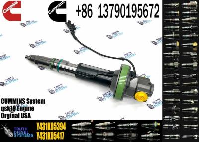 China Inyector de combustible diésel de tren común Y431K05394 0986435615 para Cummins QSK19 QSK38 QSK60 en venta