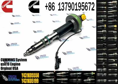 China Inyector de combustible de tren común Y431K05248 Y431K05417 Y431K05558 para excavadora QSK19 QSK38 QSK50 QSK60 en venta