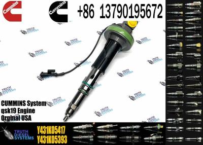 China Inyector de combustible de tren común Y431KO5205 Y431K05417 Y431KO5393 para excavadora QSK19 Y431KO5199 8QSK50 QSK60 en venta