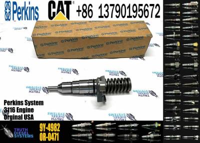 China Partes de excavadora 3116 Motor inyector 105-1694 OR-8473 0R-8682 0R-8467 9Y-4982 127-8220 inyector de combustible para excavadora en venta