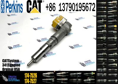 China Onderdelen van graafmachines Motor 3408 3412 Fule Injector 232-1173 232-1183 232-1168 174-7528 174-7526 Te koop