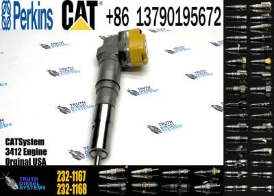 China Deeltjes van de graafmachine Fuel Injector 232-1167 20R-5392 173-4059 198-6877 10R1262 232-1170 voor 3412E 3408 brandstofinspuitmachine Te koop
