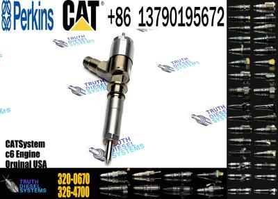 China Spareonderdelen van graafmachines Common Rail Diesel Fuel Injector 320-0670 2645A745 Voor CAT Perkins C6.6 320D-motor Te koop