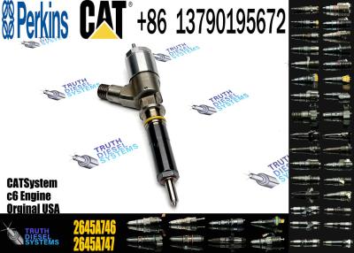 Chine Pièces détachées pour moteur diesel Injecteur de carburant pour rail commun 2645A746 2645A738 Pour CAT Perkins C6.6 C4.4 E320D Excavator à vendre