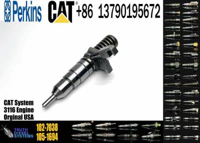 Cina 101-4561 101-8673 102-7038 Iniettore di carburante per motore Caterpillar CAT 3114 3116 in vendita