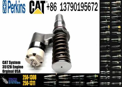 Chine 250-1308 2501308 Diesel Fuel Injector for Caterpillar CAT 3512B 3516B 10R-1280 Common Rail Injection Valves à vendre