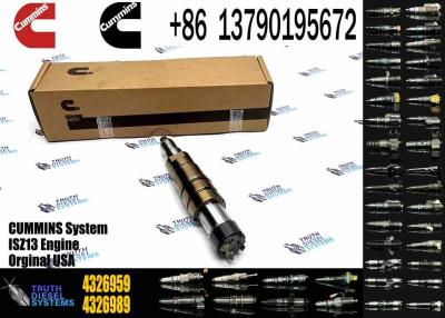 China Genuine ISZ QSZ diesel Spare Auto Engine Parts Fule Injector 4955080 2872544 4326959 for sale