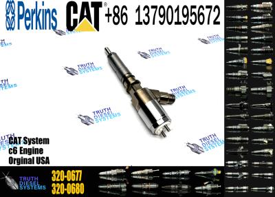 China Diesel Injector 320-0677 320-0680 320-0690 10R-7671 2645A746 Fuel Injectors for CAT C4.4 C6.6 Engine Construction Accessories for sale