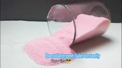 pink powder for colored detergent powder making