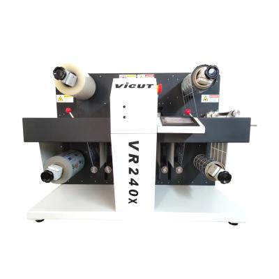 China GIPENG PLC Automatic Roll Label Cutting Machine with Laminator and Slitter for sale