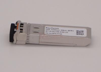 China Data Communication 10G 20KM Reach SFP+ CWDM Optical Transceiver Dual LC SFP-10G-LR for sale