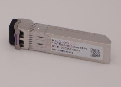 China Gigabit 10G Single Mode CWDM Optical Module SFP+ SM 1530nm CWDM-SFP-LR for sale