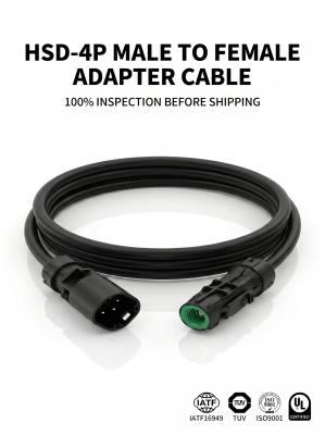 China HSD-4P-M to HSD-4P-F Adapter Cable for sale