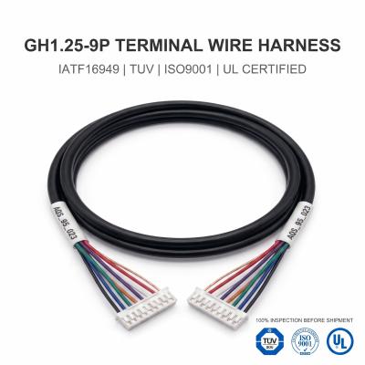 China GH1.25-9P Terminal Wiring Harness for sale