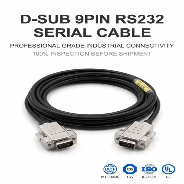 Quality D-Sub 9PIN RS232 Serial Cable for sale