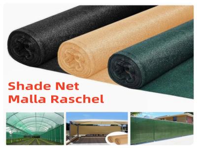 China 35%,50%,65%, 80%,90%HDPE Polisombra Malla Raschel Sombra Malla Saran Shade Net for sale