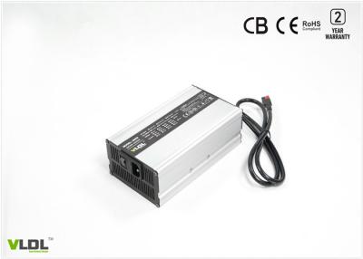 China Black Silver Portable And Smart Battery Charger 12V 25A For Lithium And SLA Battery Pack for sale