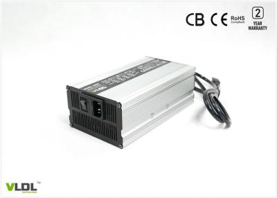 China Black Silver Portable And Smart Battery Charger 12V 25A For Lithium And SLA Battery Pack for sale
