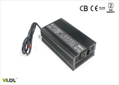 China Black Silver Portable And Smart Battery Charger 12V 25A For Lithium And SLA Battery Pack for sale