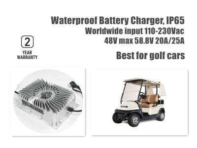 China Automatisches wasserdichtes Volt 20A 25A des Ladegerät-IP65 48 des Volt-58,8 zu verkaufen